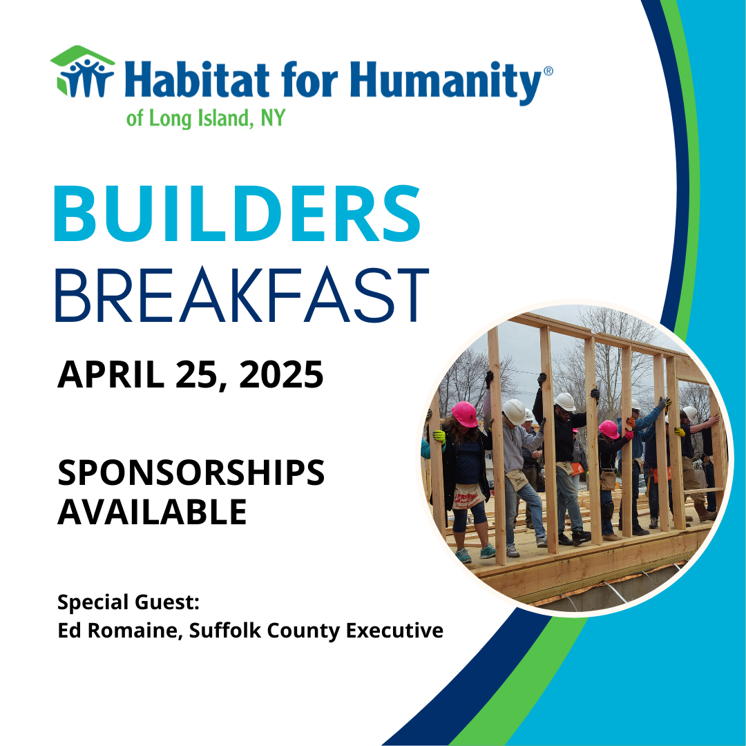 Annual Builders Breakfast - Habitat for Humanity of Long Island